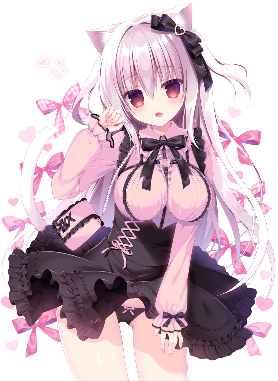 hasune animal ears nekomimi pantsu skirt lift tail | #1148927 | yande.re